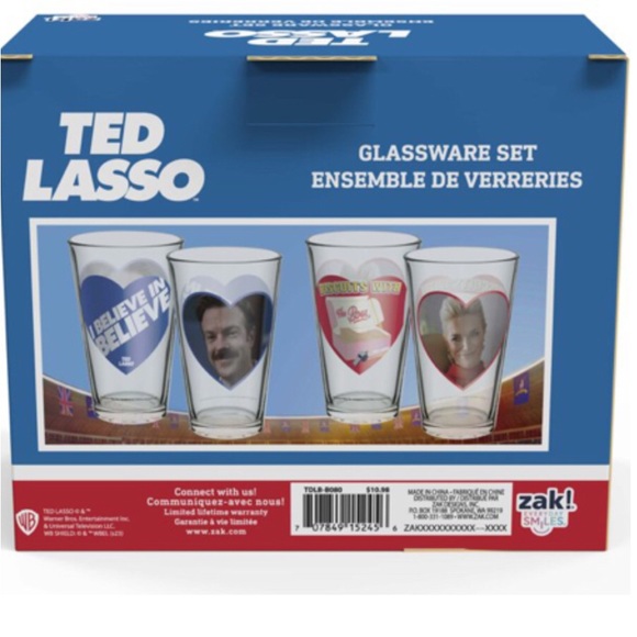 Zak | Dining | Ted Lasso Pint Glasses | Poshmark